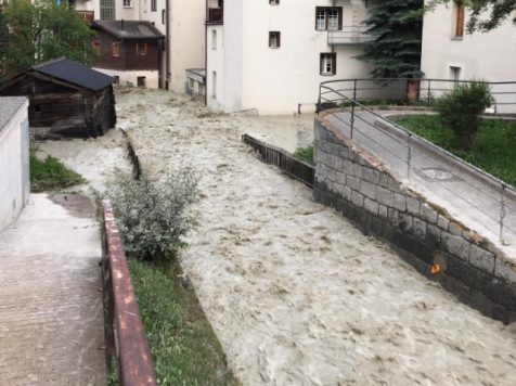 Zermatt (Kanton Wallis): Hochwasser wegen Ausbruch einer ...